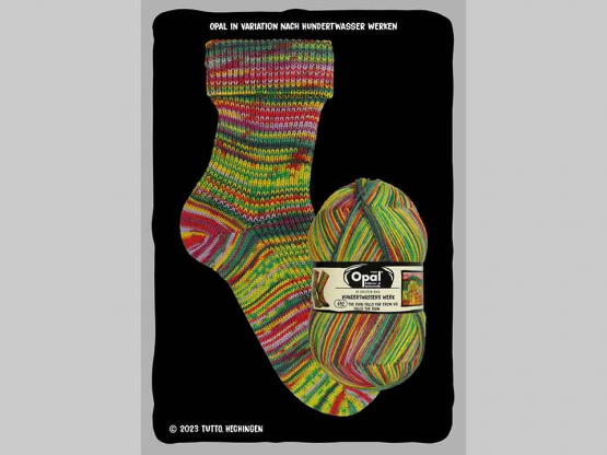 Sockenwolle Opal 4fach Hundertwasser IV far from... 692 The Rain falls | Online Shop mit ♥ Mein ...