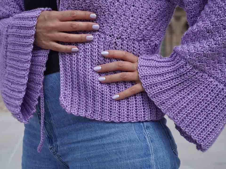 Anleitung Comfy Cardigan kurz | Online Shop mit ♥ Mein Wollstudio